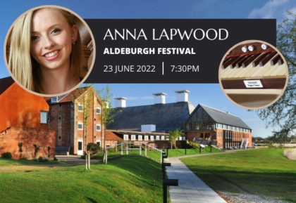 Anna Lapwood Organ Concert at Aldeburgh Festival 2022